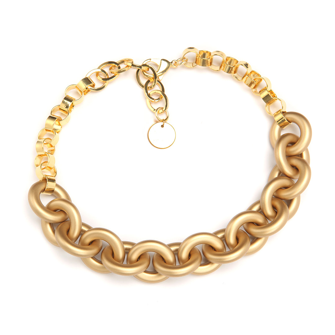 Dara Barile Necklace Gold – PONO by Joan Goodman